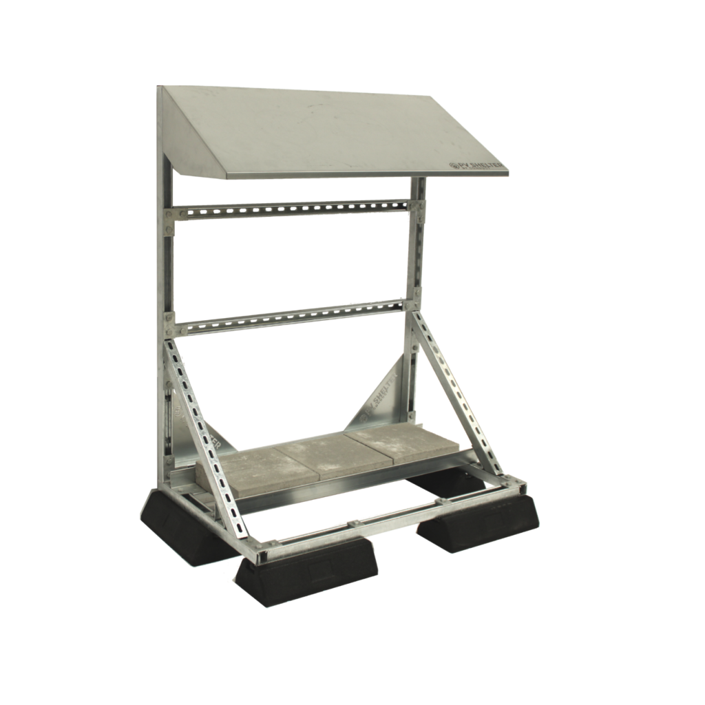 PVshelter SingleShelter Wall-Floor inverter frame - PGM